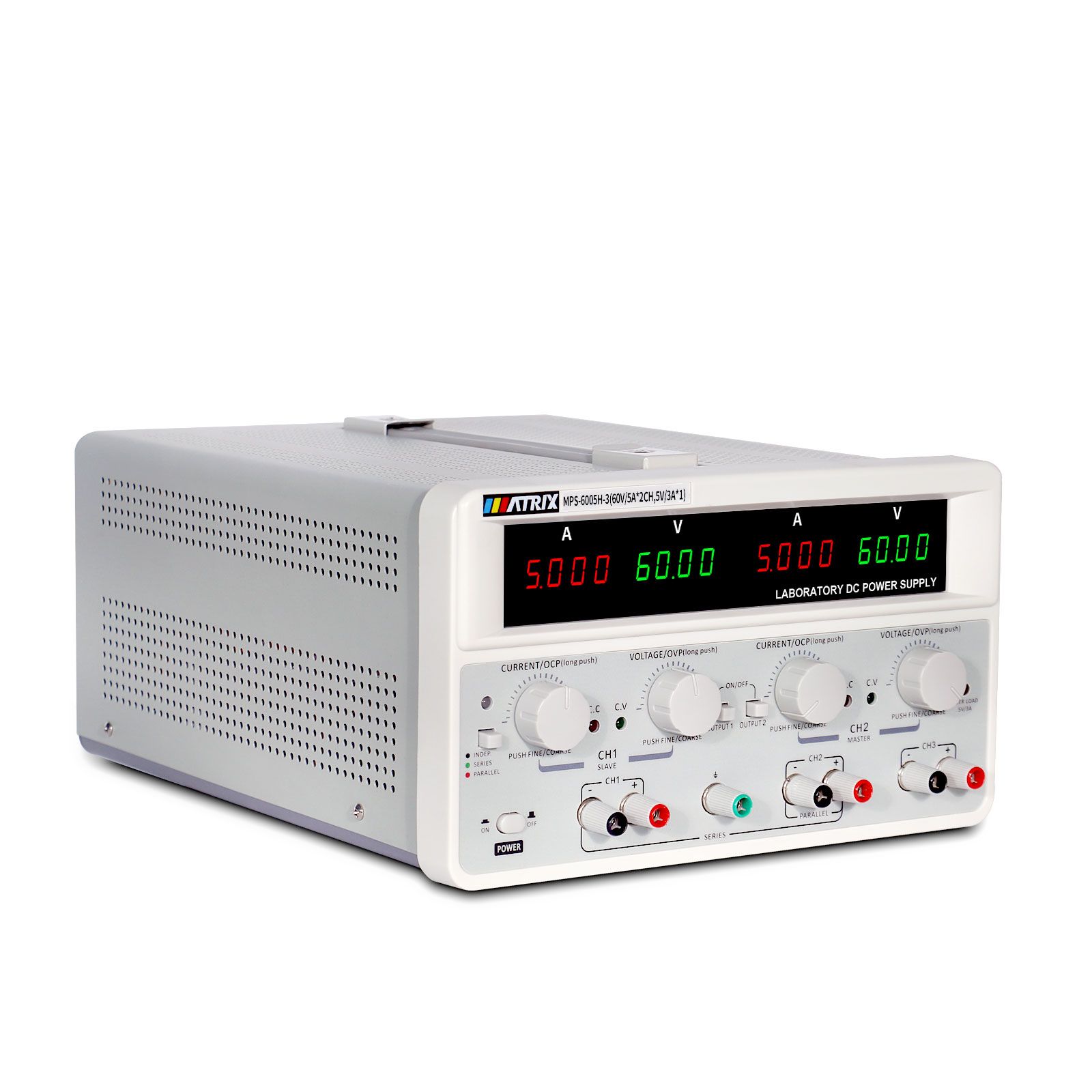 MPS-6005H-3 Ayarlı DC Güç Kaynağı (60V-5A) (Çift Kanal) - sanayipazari.com