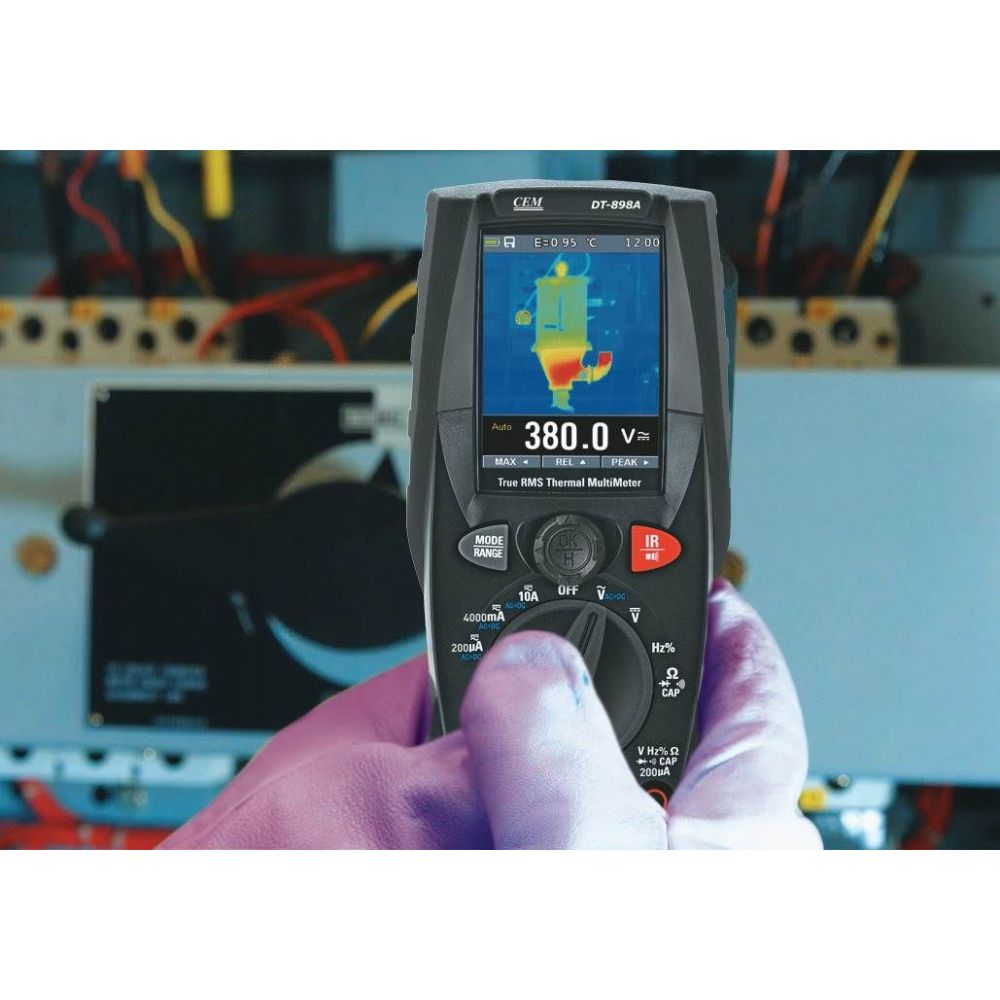 CEM DT-898 Termal Kameralı TRMS Multimetre - sanayipazari.com