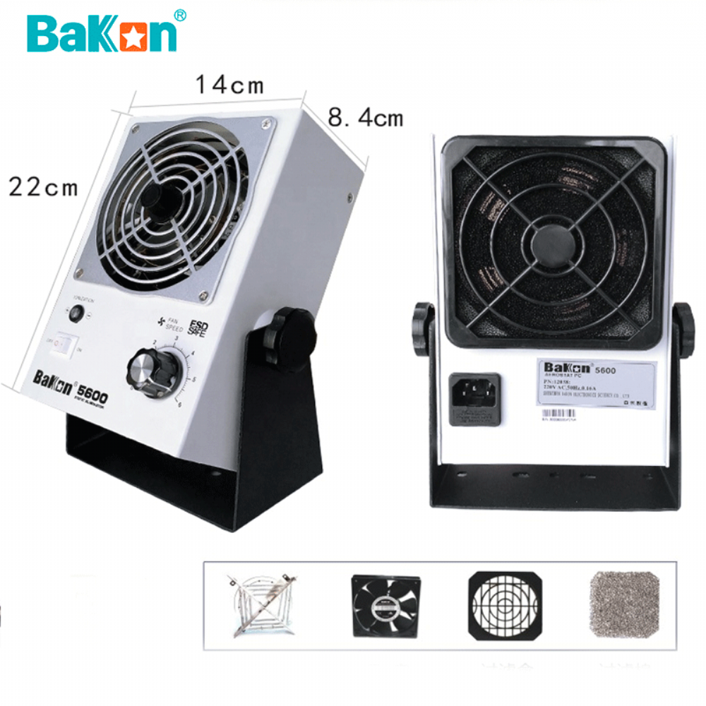 Bakon BK5600 Masaüstü ESD İyonizer Hava Üfleyici - sanayipazari.com