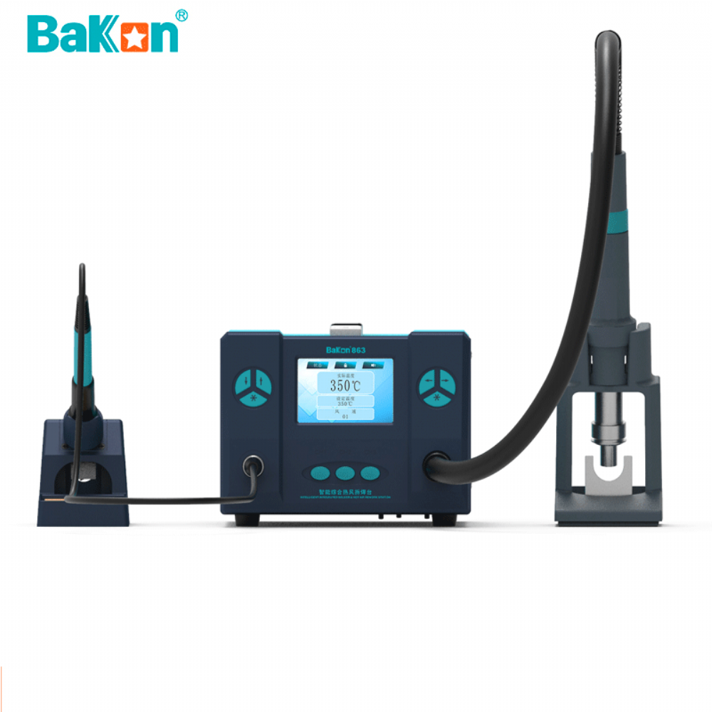 Bakon BK863 Intelligent 2 in 1 Havya İstasyonu - sanayipazari.com