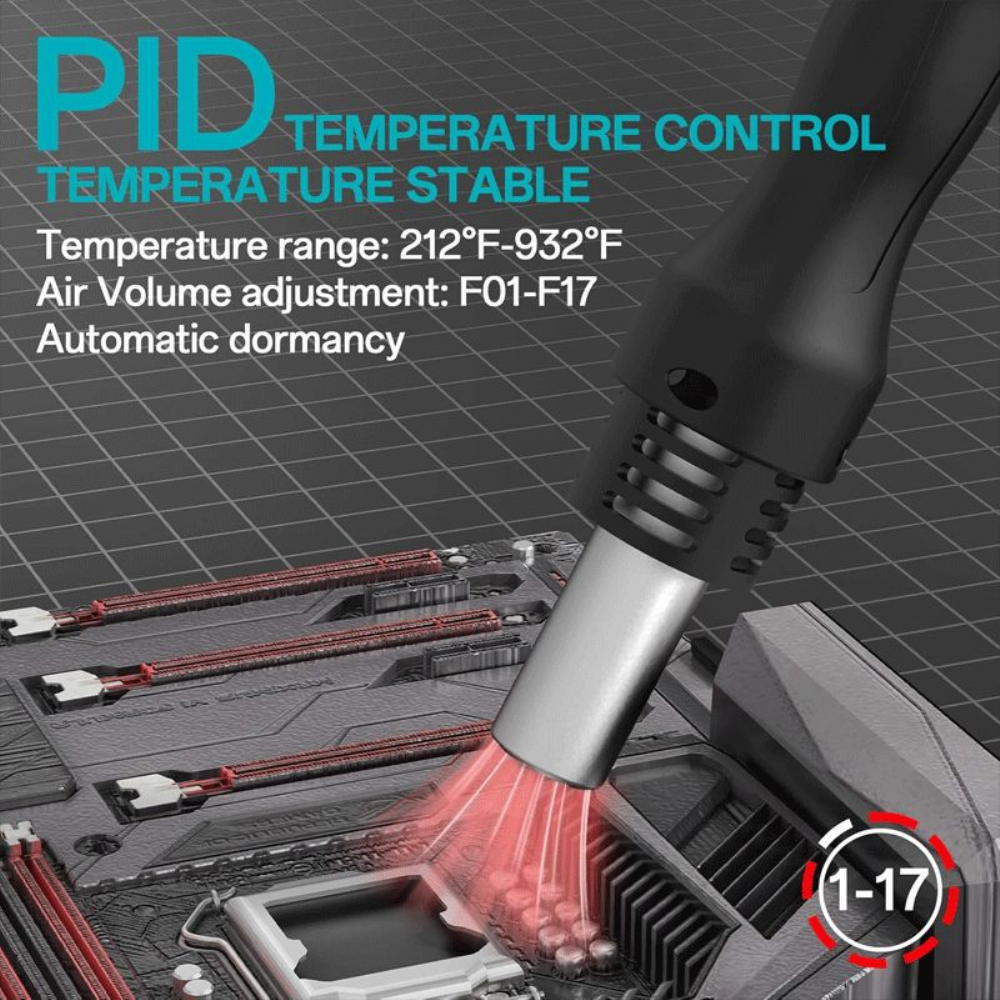 Bakon BK602 Pro Intelligent 2 in 1 Havya İstasyonu - sanayipazari.com